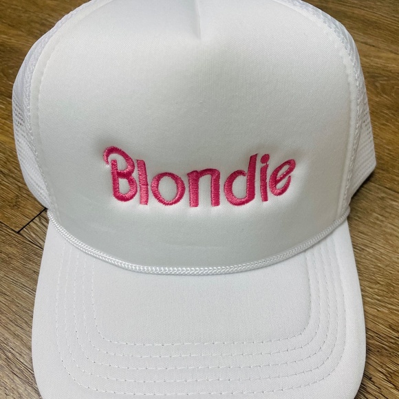 Accessories | Blondie Embroidered Trucker Hat | Poshmark